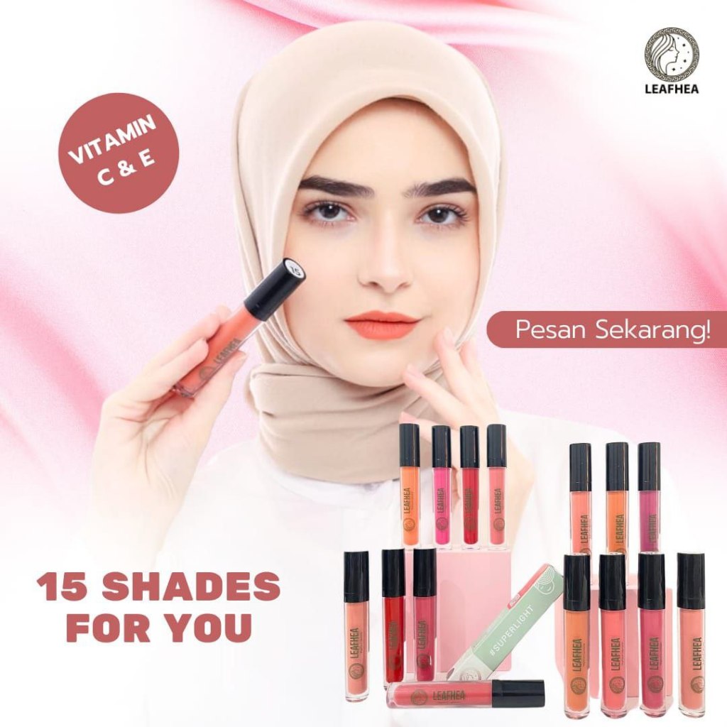 Jual Lipmatte Transfeproof 15 Warna– Mengandung Vitamin C & E, Bibir ...