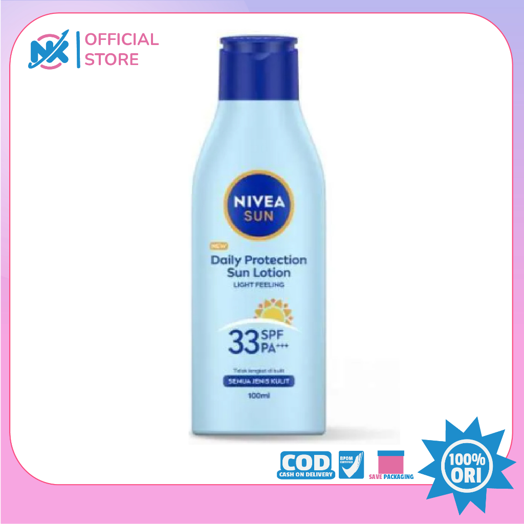 Jual Nivea Body Lotion Daily Protection SPF 33 100ml | Shopee Indonesia