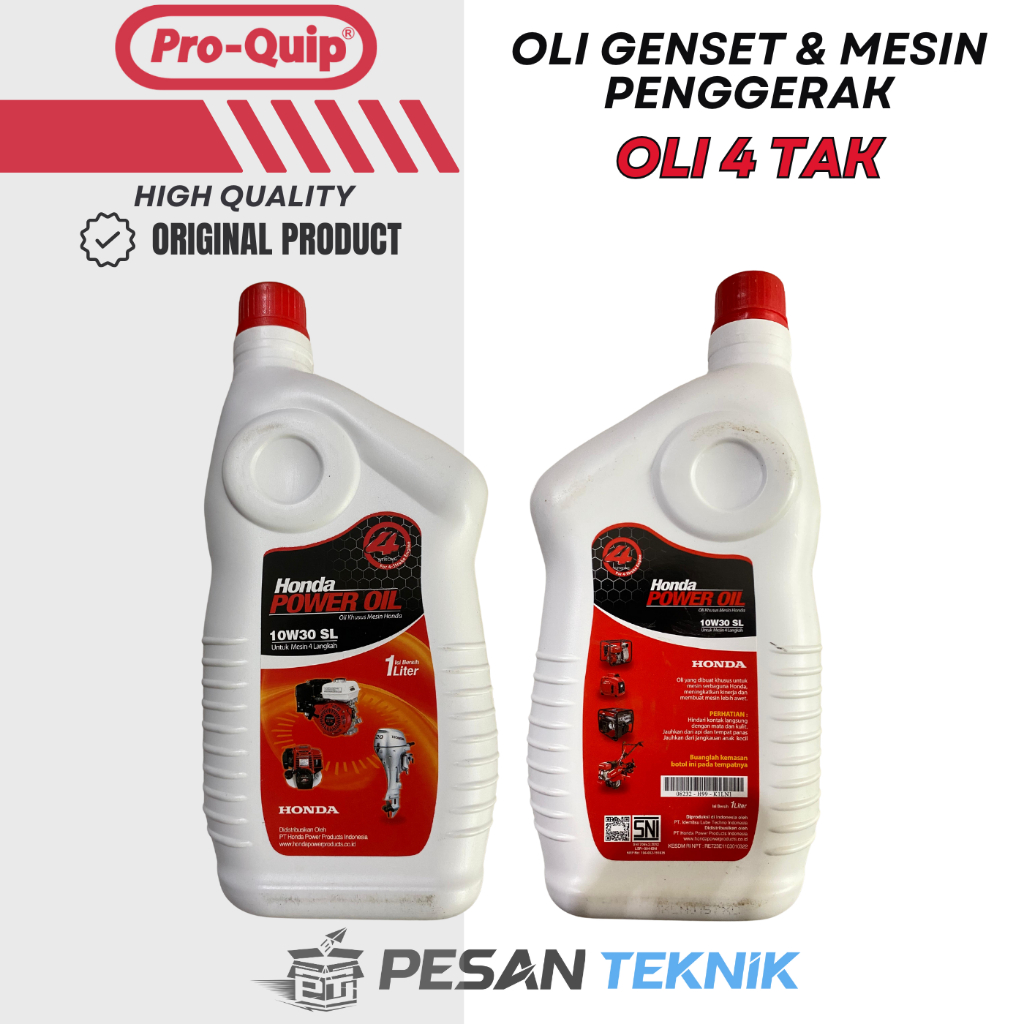 Jual Oli Genset dan Mesin Penggerak Oli Honda 1 Liter 4 Tak | Shopee ...