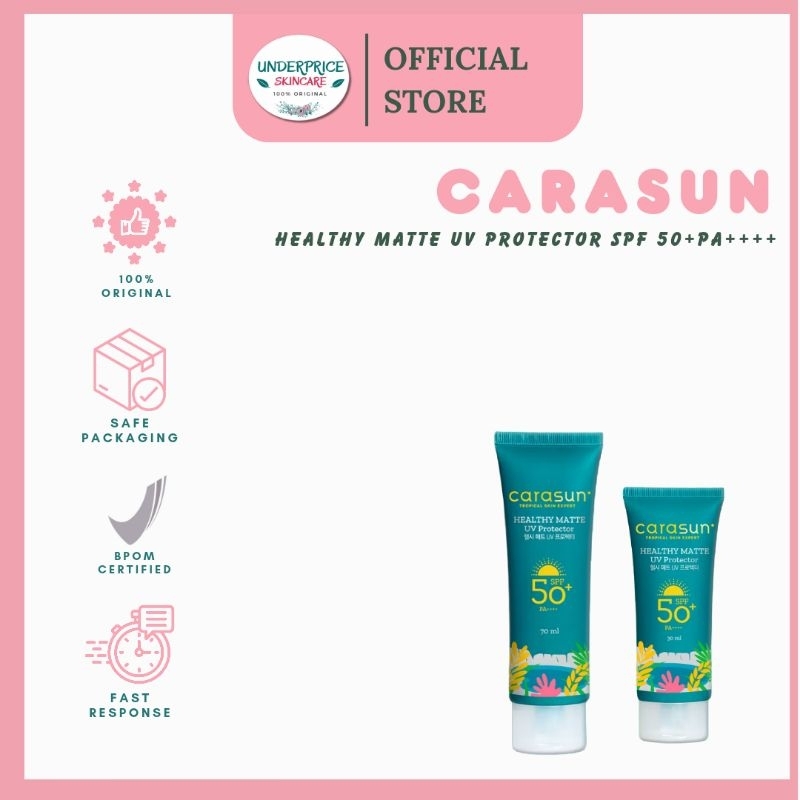 Jual CARASUN Healthy Matte UV Protector Spf 50+PA+++ | Shopee Indonesia