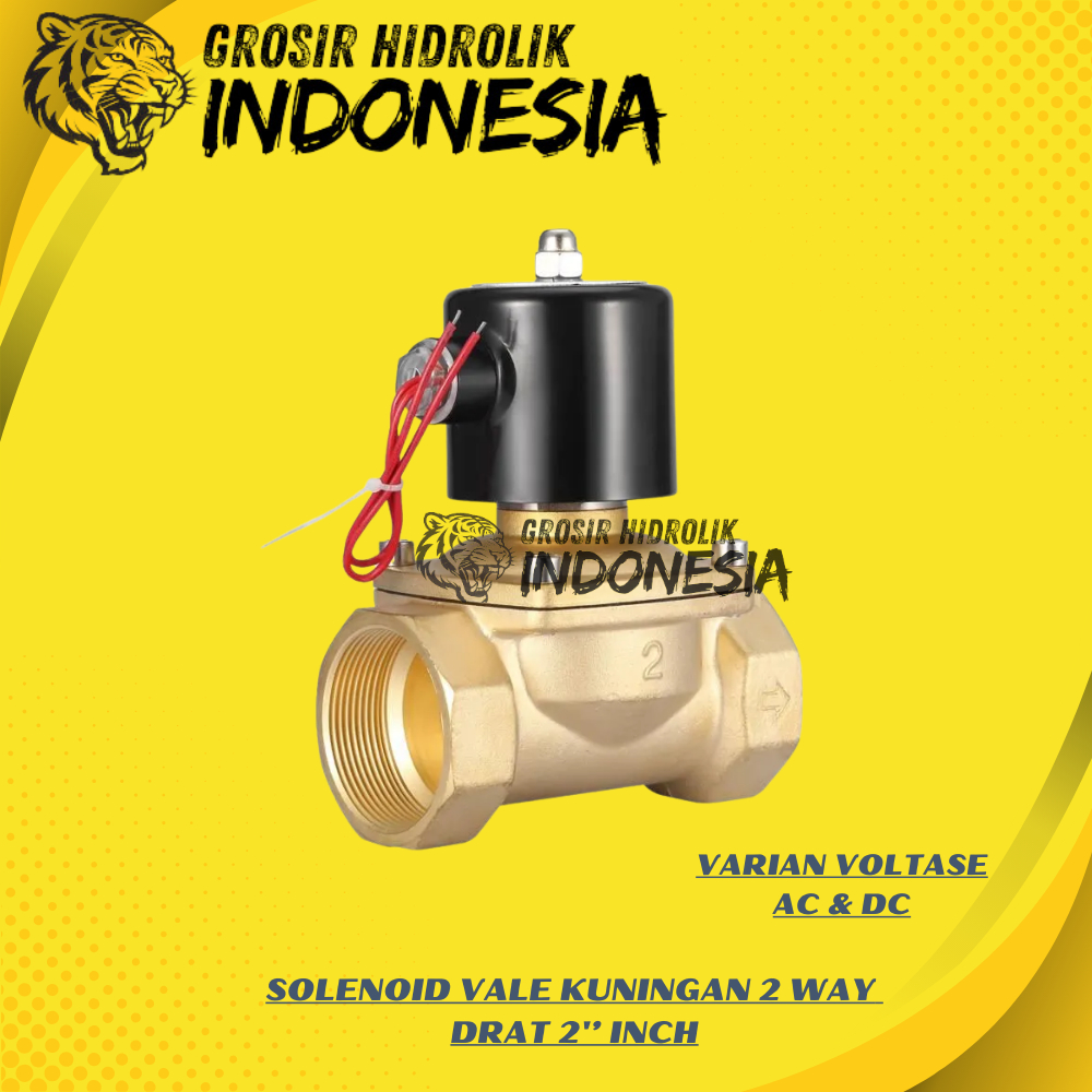Jual 2'' SOLENOID VALVE KUNINGAN 2 WAY SELENOID VALVE KUNINGAN DRAT 2'' UW-50 NORMAL CLOSE ...