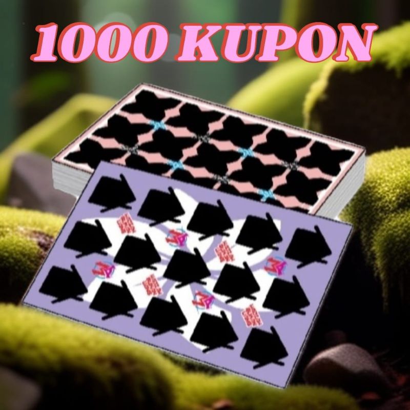 Jual Gosokan bom Mainan gosokan 15 titik isi 1000 potong motif campur ...