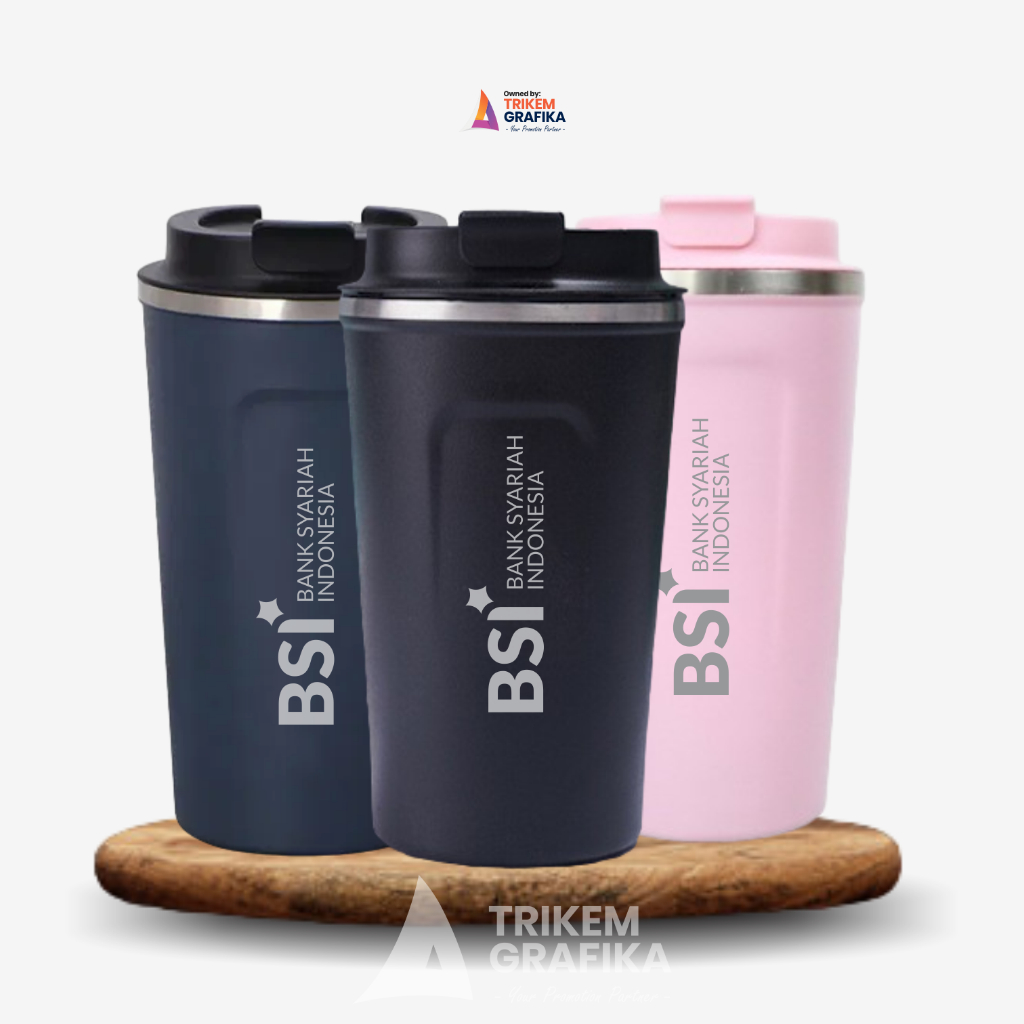 Jual READY STOCK Trikem Tumbler Coffee Mug Termos Thermos Stainless BSI ...