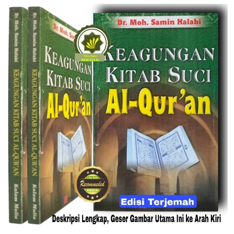 Jual Buku KEAGUNGAN KITAB SUCI AL-QUR'AN KEUTAMAAN AL - QUR'AN KEMULIAAN QURAN Penjelasan ...