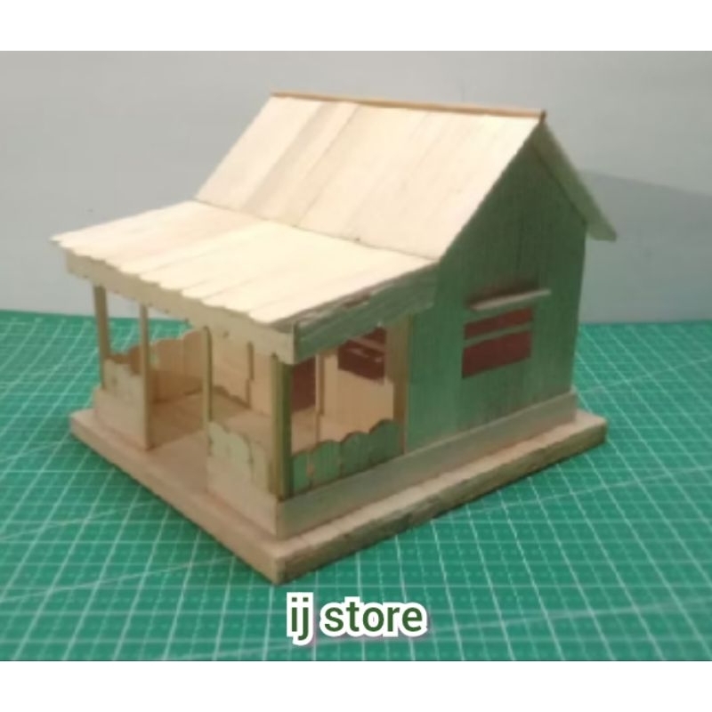 Jual ready cod miniatur rumah adat stik es krim | Shopee Indonesia