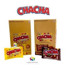 Jual Cha Cha Coklat ChaCha Peanut 1 Box isi 20 Bungkus @5gr Delfi Milk ...