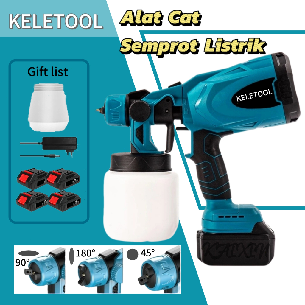 Jual Alat Semprot Cat Listrik Paint Mesin Cat Semprot Elektrik Pistol ...