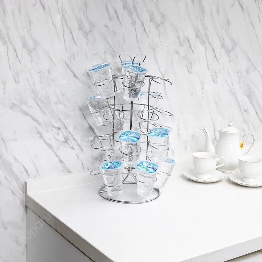 Jual Rak Aqua Gelas Lucu Murah Unik Cup Holder 24 Tempat Minuman ...