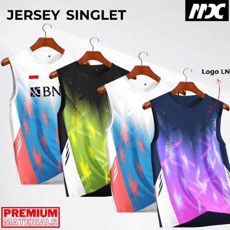 Jual BLL-25 GAVIN | BAJU BADMINTON DEWASA SINGLET BADMINTON SINGLET ...