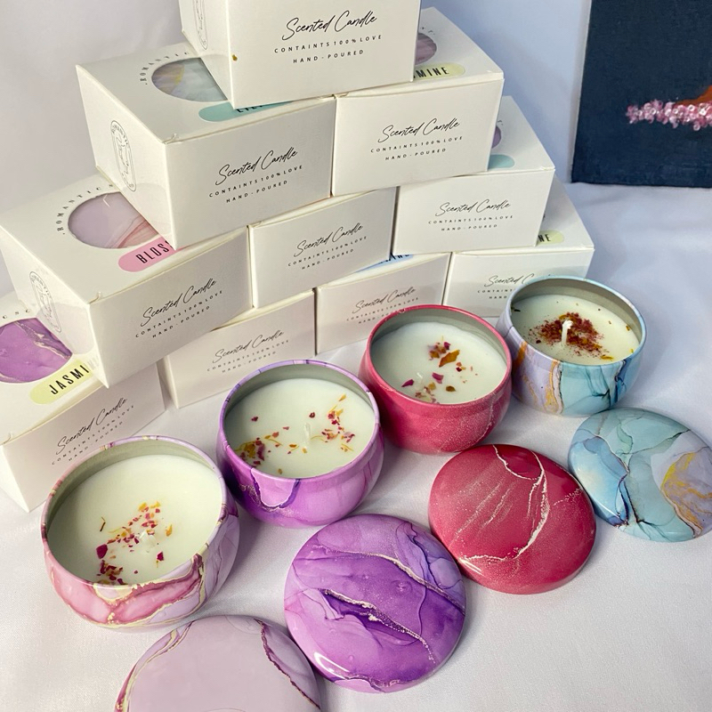 Jual LITTLE CANDLE- Lilin aromaterapi - Scented Candle FREE Box ...