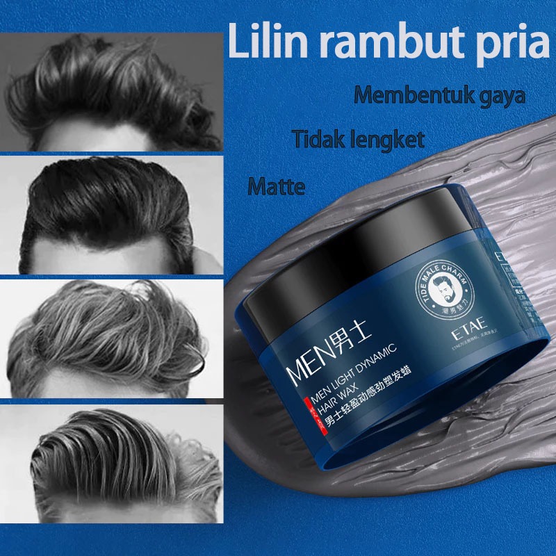 Jual Styling wax matte untuk pria Styling clay yang tahan lama Tampilan ...