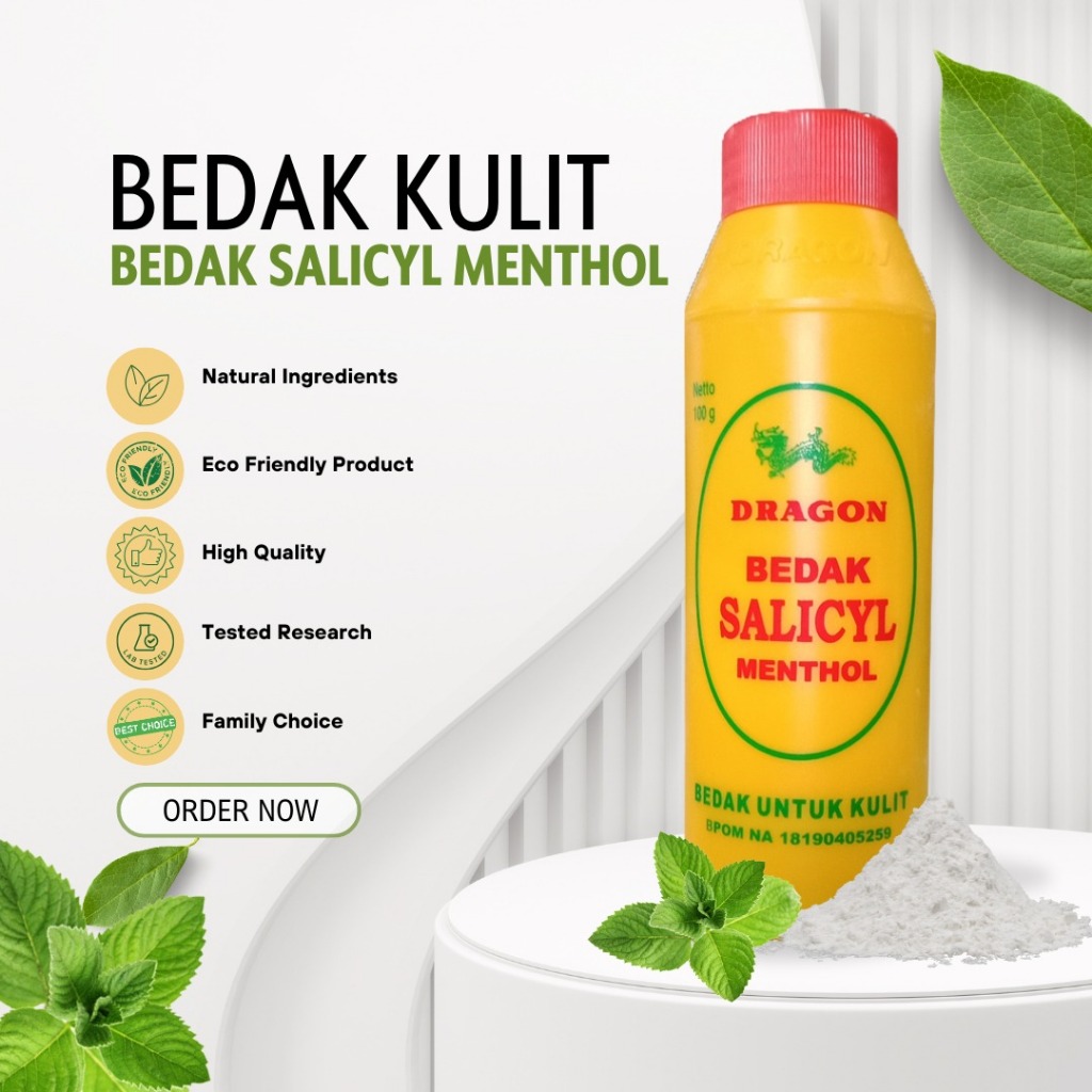 Jual WAWA - Dragon Bedak Salicyl Menthol Bedak Gatal | Netto 100 gr ...
