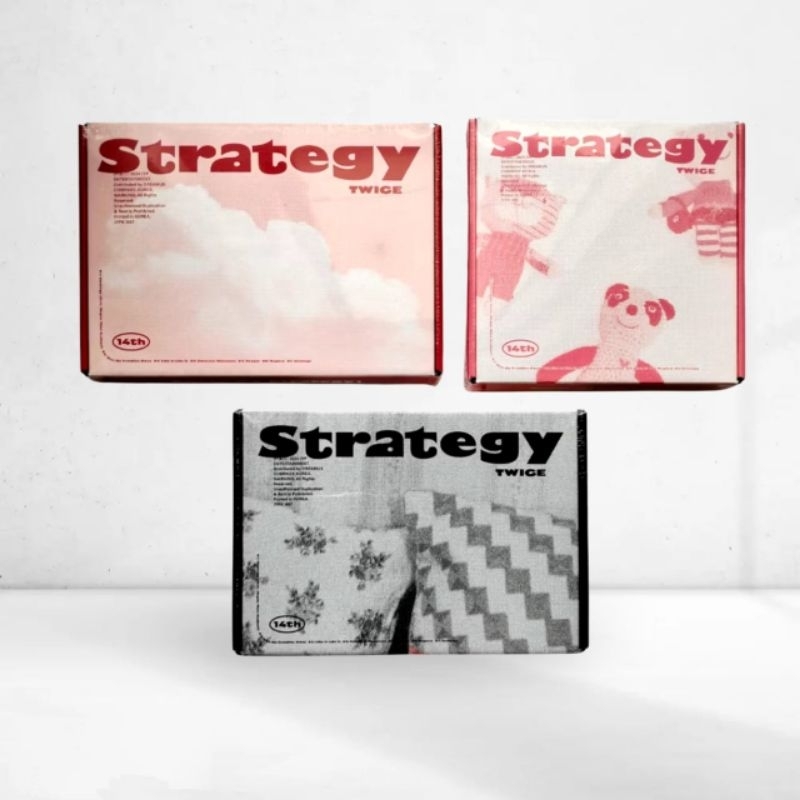 Jual [Ready SEALED] TWICE Album STRATEGY (Step 1/ Step 2 / Step 3 ...