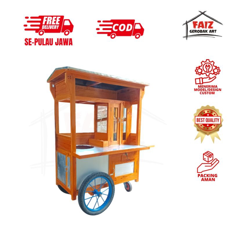 Jual GEROBAK BAKSO RODA 3 | Shopee Indonesia