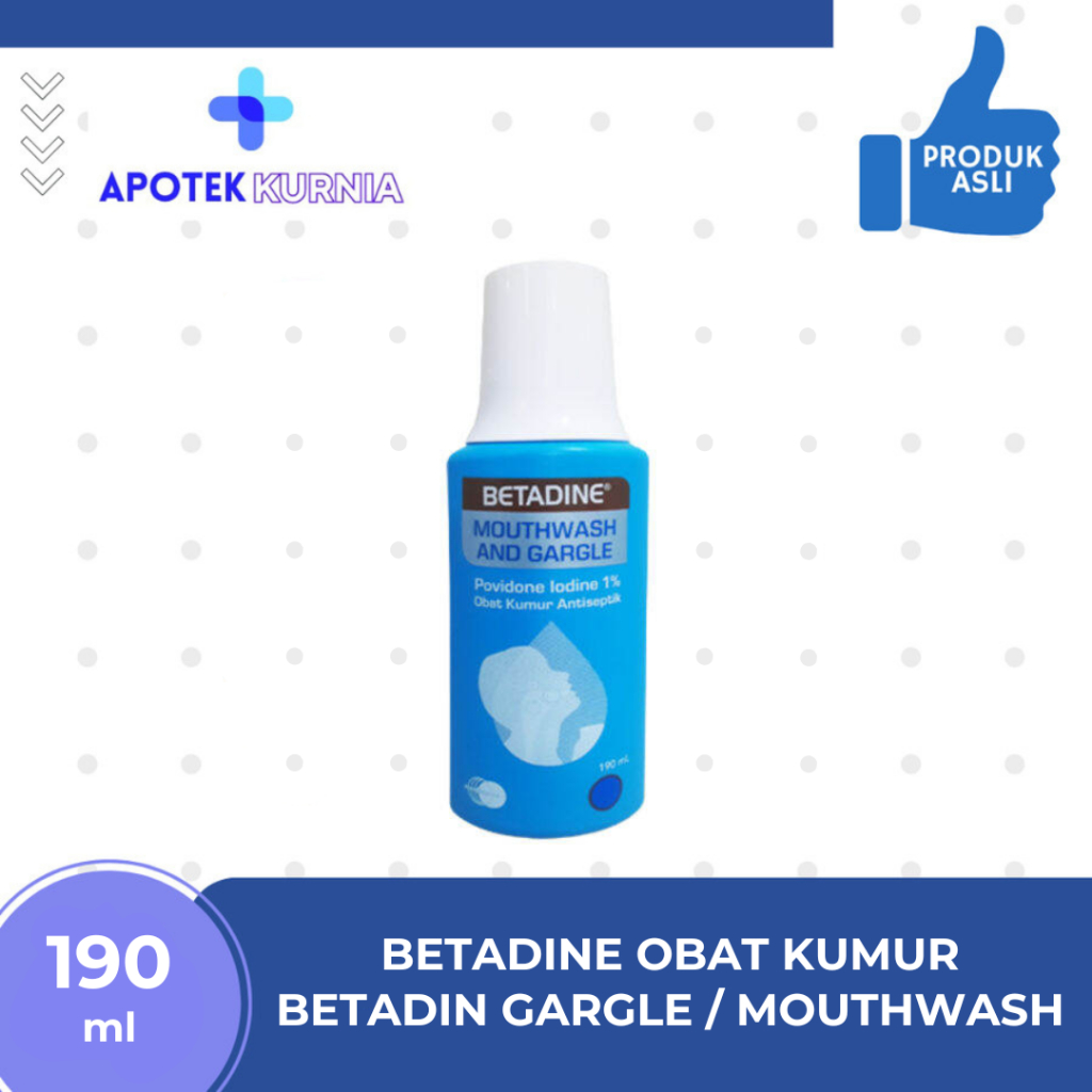 Jual BETADINE OBAT KUMUR 190 ML / BETADIN GARGLE / MOUTHWASH / SAKIT TENGGOROKAN / BAU MULUT ...