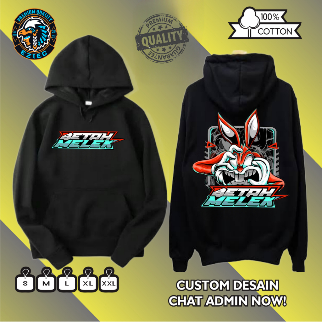 Jual HOODIE JUMPER SABLON DESAIN BETAH MELEK SIMPLE KEREN SABLON ...