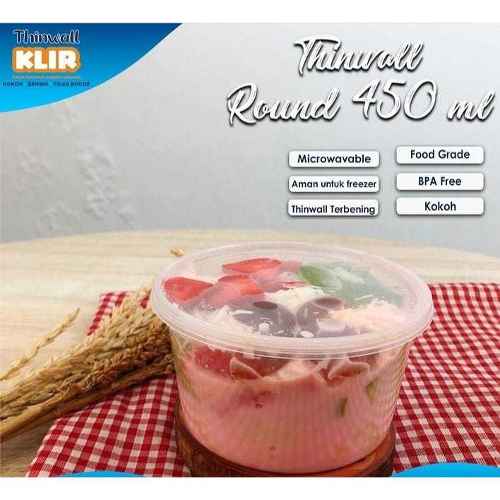 Jual Thinwall KLIR Bowl 200 ml, 300 ml, 400 ml, 500 ml, 650 ml, 750 ml ...