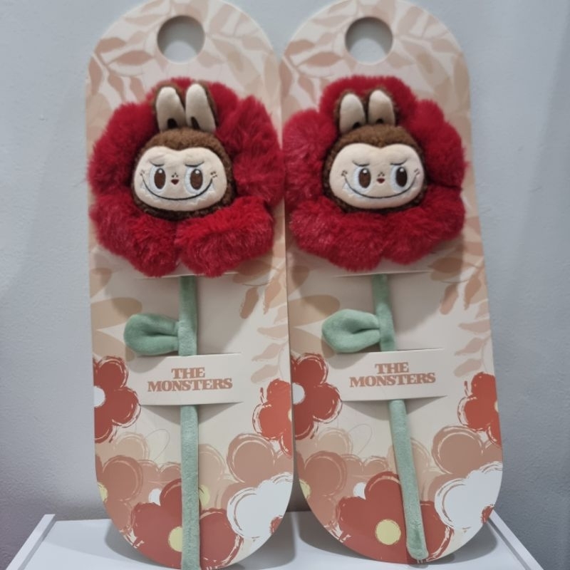 Jual POP MART Pop Land Labubu The Monsters Red Flower Plush Popmart ...