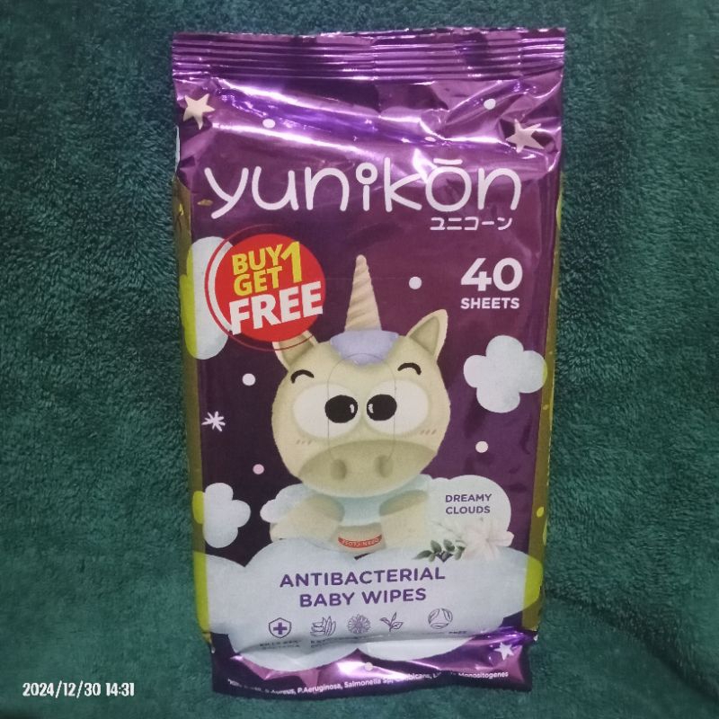Jual Yunikon tisu basah 80lembar ungu antibacterial exp2026 | Shopee ...