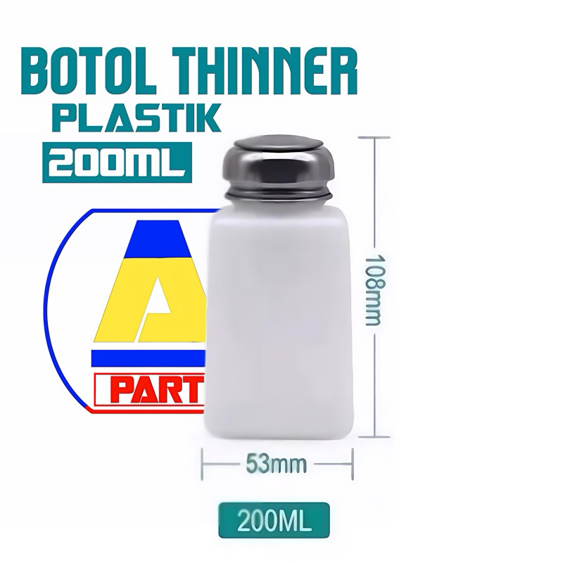 Jual Botol Thinner Plastik 200mL | Shopee Indonesia