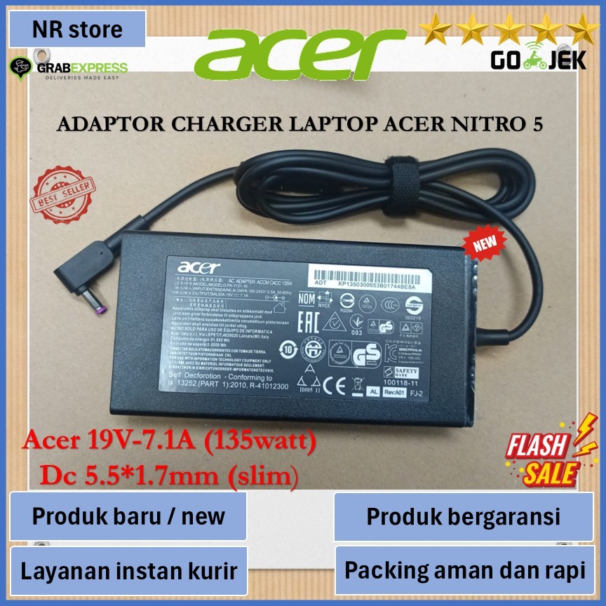 Jual Adaptor Charger Acer Nitro 5 AN515-43 AN515-55 AN515-53 Series ...