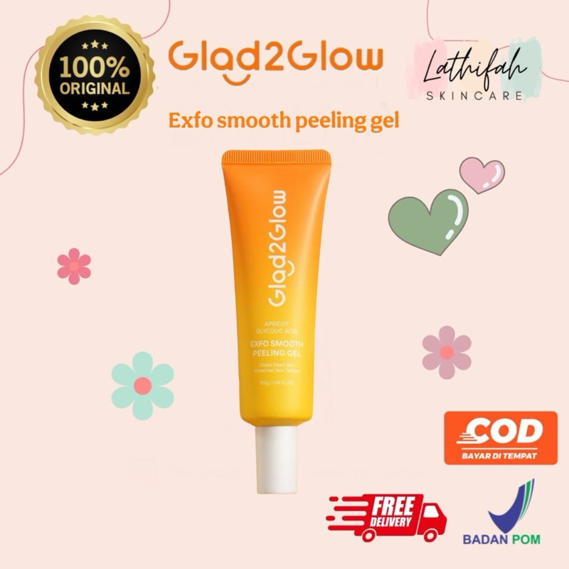 Jual Glad2Glow Exfo Smooth Peeling Gel | Shopee Indonesia