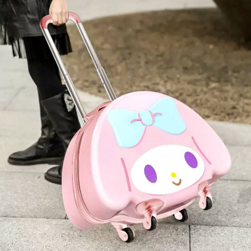 Jual Koper Trolley Melody Pink / Koper Tas Sekolah Anak Sanrio Melody ...