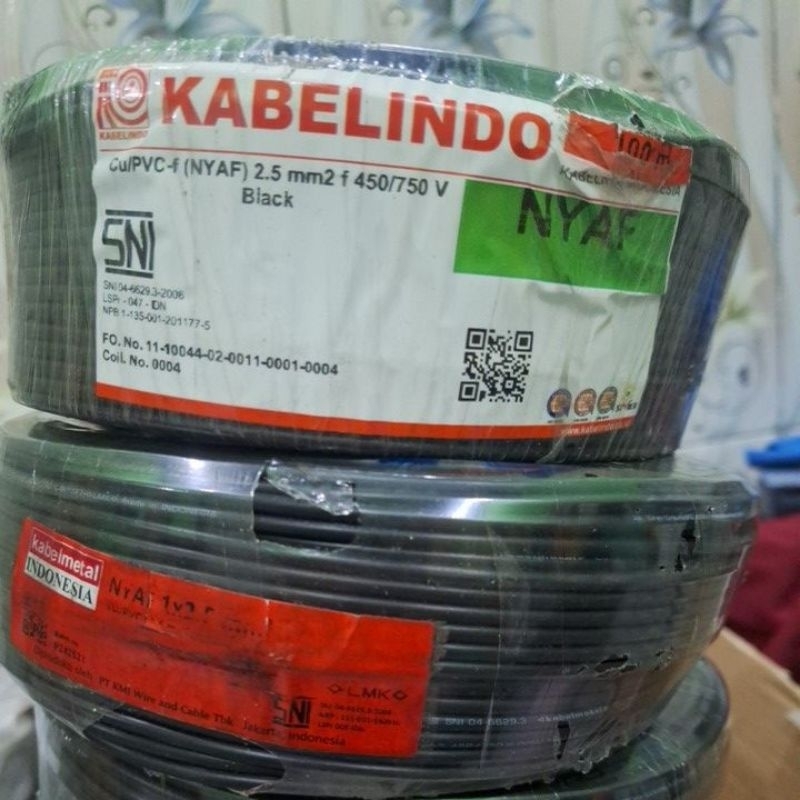 Jual KABELINDO KABEL METAL NYAF 2,5mm 100m | Shopee Indonesia