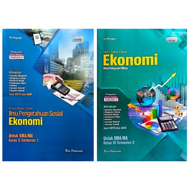 Jual BUKU LKS VIVA PAKARINDO SMA MA EKONOMI KELAS 10 11 SEMESTER 2 KURIKULUM MERDEKA TA.24-25 ...