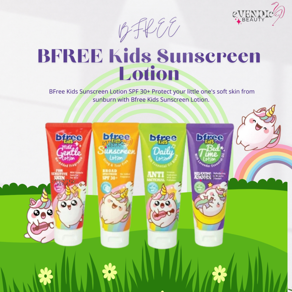 Jual READY STOK BFREE Kids Sunscreen Lotion Spf 30+ | Daily Lotion ...
