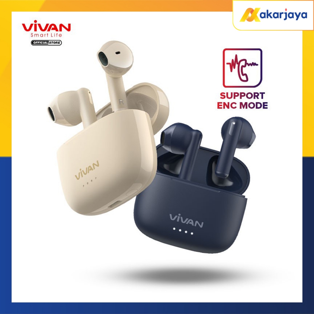 Jual VIVAN Infinity GT2 TWS Wireless Earphone Airbuds BT 5.3 Playtime ...