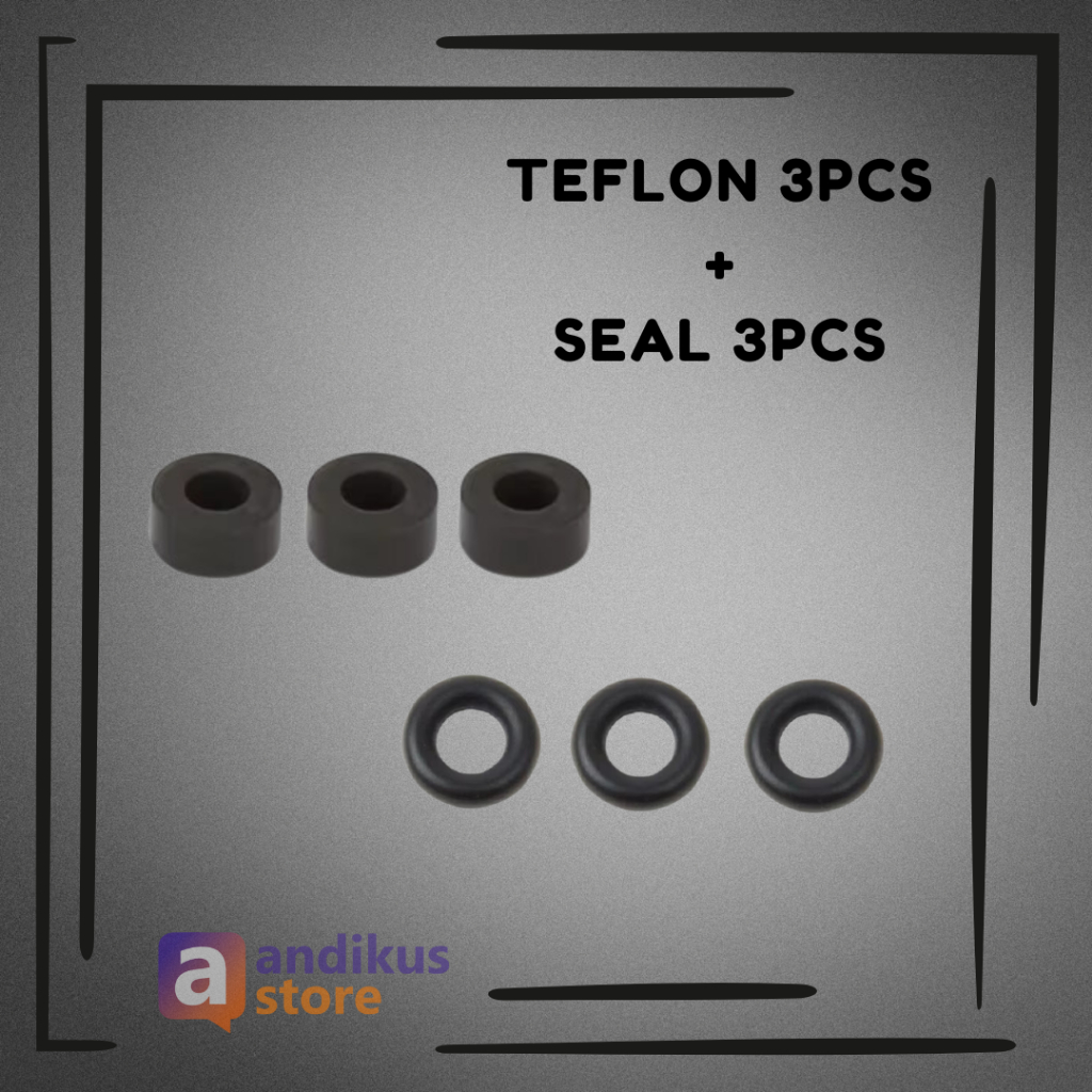 Jual SEAL PISTON + TEFLON PISTON POMPA PCP (3 set), SPARE PART POMPA ...