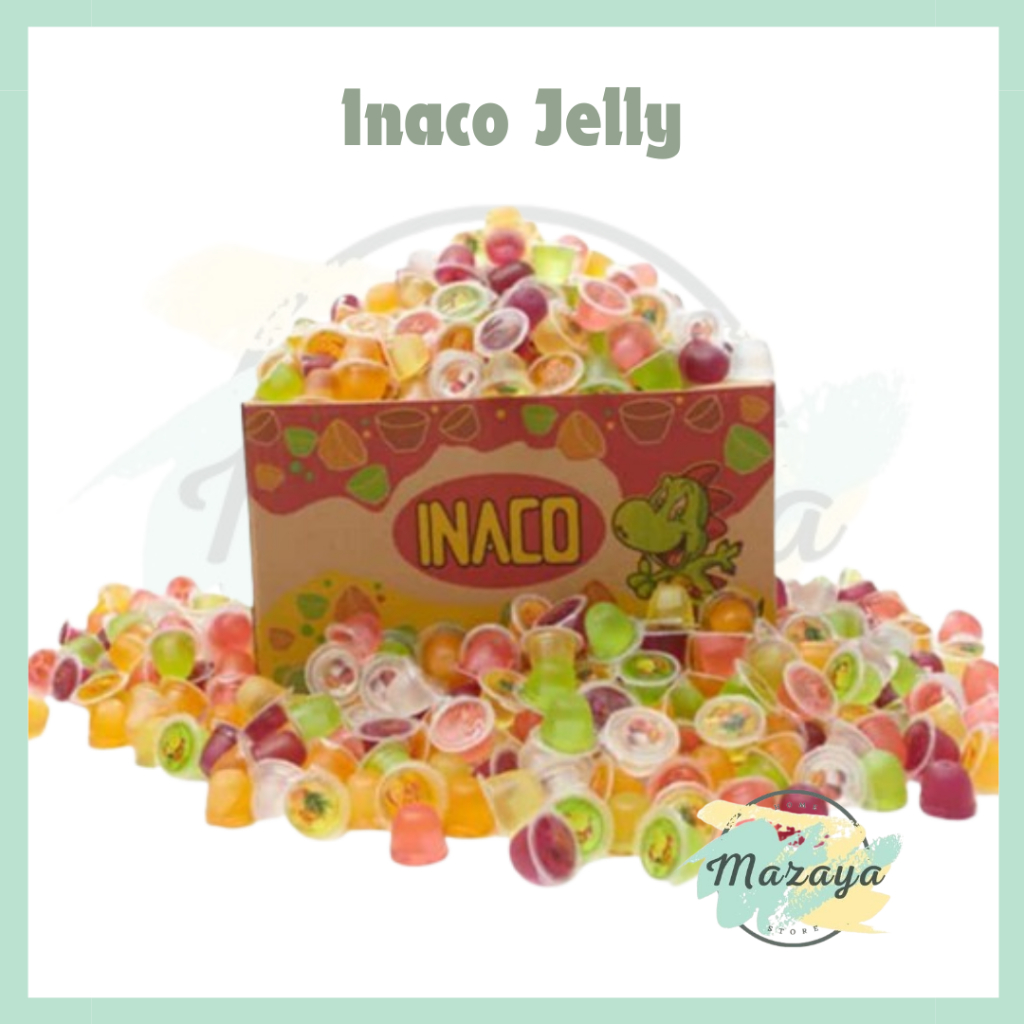 Jual INACO MINI JELLY CURAH RASA MIX KEMASAN 1KG | 500G - MAZAYA ...