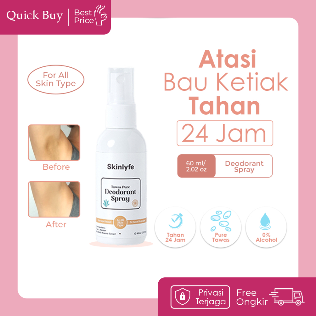 Jual Skinlyfe Penghilang Bau Badan Deodorant Tawas Obat Bau Ketiak ...