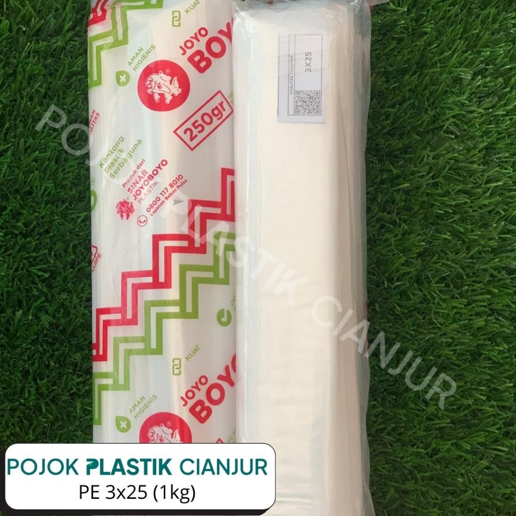 Jual Plastik PE / Plastik Es Batu / Plastik Santan 3X25 cm JOYO BOYO ...