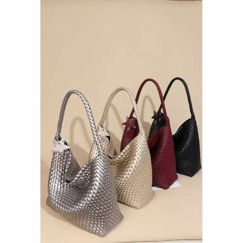 Jual Tas Hobo Anyam SV Twinkle (B2039#) | Shopee Indonesia