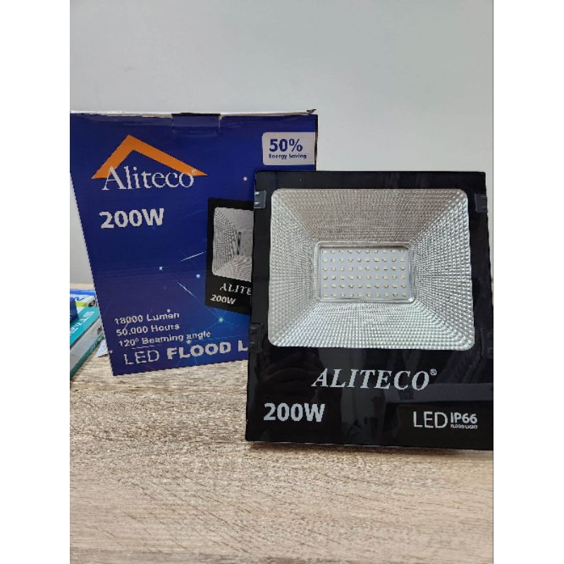 Jual kap lampu sorot/lampu tembak 200 watt ALITECO cahaya putih | Shopee Indonesia
