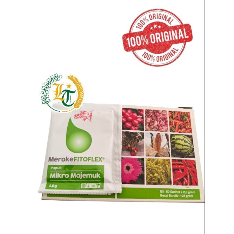 Jual PUPUK MEROKE FITOFLEX 2.5 GRAM PER SACHET KEMASAN PABRIK ...