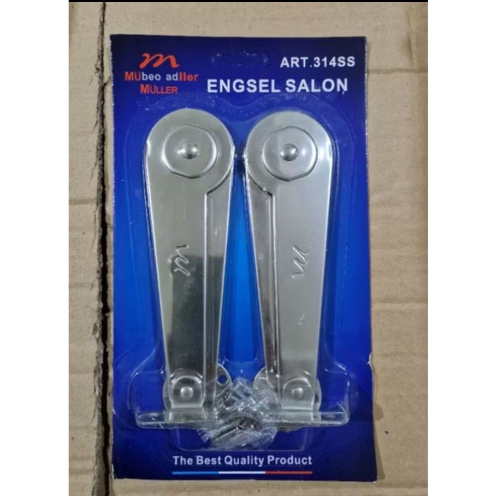 Jual Engsel Salon 9in Stainless MULLER Putih Chrome - Penahan Sikutan ...