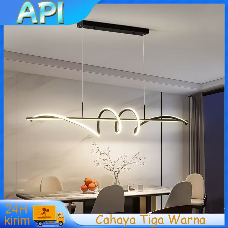 Jual Lampu gantung restoran lampu gantung ruang tamu aesthetic lampu gantung minimalis modern ...