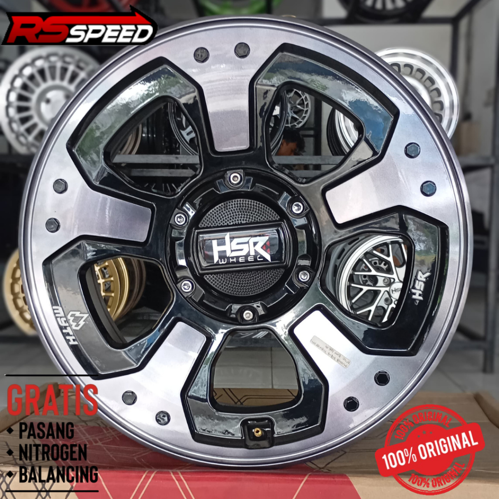 Jual Modifikasi Velg Mobil Pajero,Fortuner,Triton,Hilux R18 HSR MYTH03 Pcd 6x139 Lebar 8-Free ...