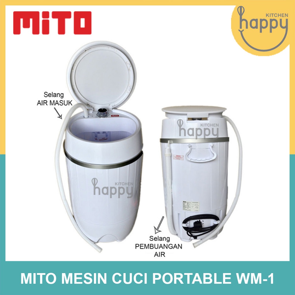 Jual Mesin Cuci Mito WM 1 Mesin Cuci Portable Mesin Cuci Mini Low Watt | Shopee Indonesia