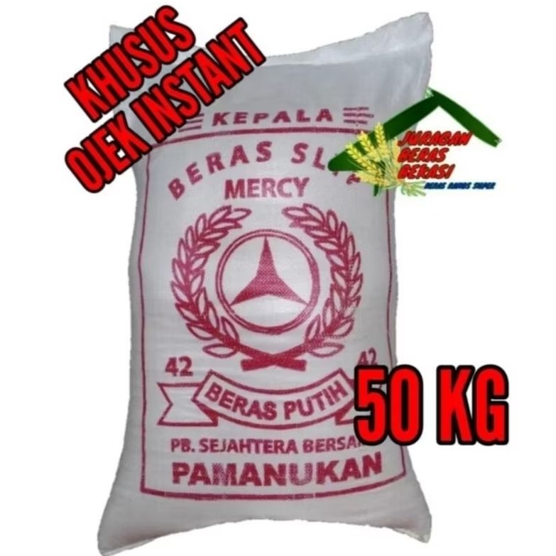 Jual BERAS PERA PADANG SUPER CAP MERCY 50KG | Shopee Indonesia