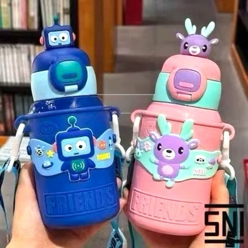 Jual SNI - Botol Minum Anak Motif Karakter / Botol Minum Lucu UK 450ml ...