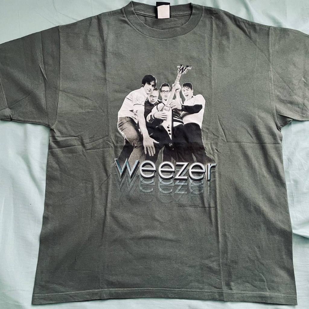 Jual WEEZER DUST WEST TOUR 2002 LICENSED RARE BAND MUSIC MERCHANDISE ...