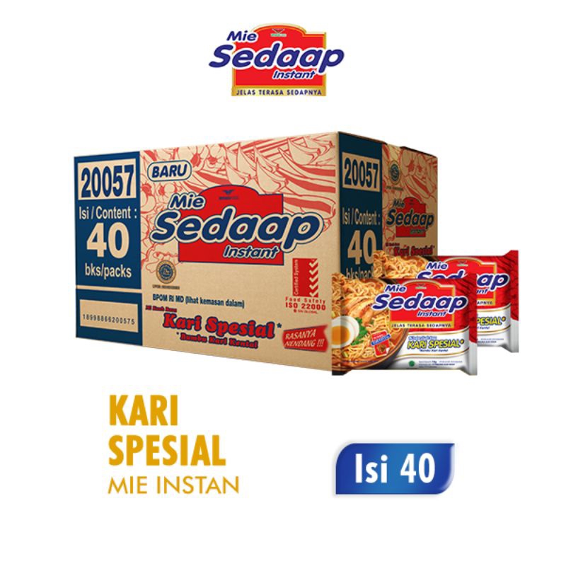 Jual Mie Sedaap Rasa Kari Special/Mie Kari/Mie Kuah Kari | Shopee Indonesia