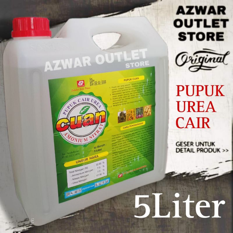 Jual PUPUK UREA cair 5 Liter | untuk tanaman | Shopee Indonesia