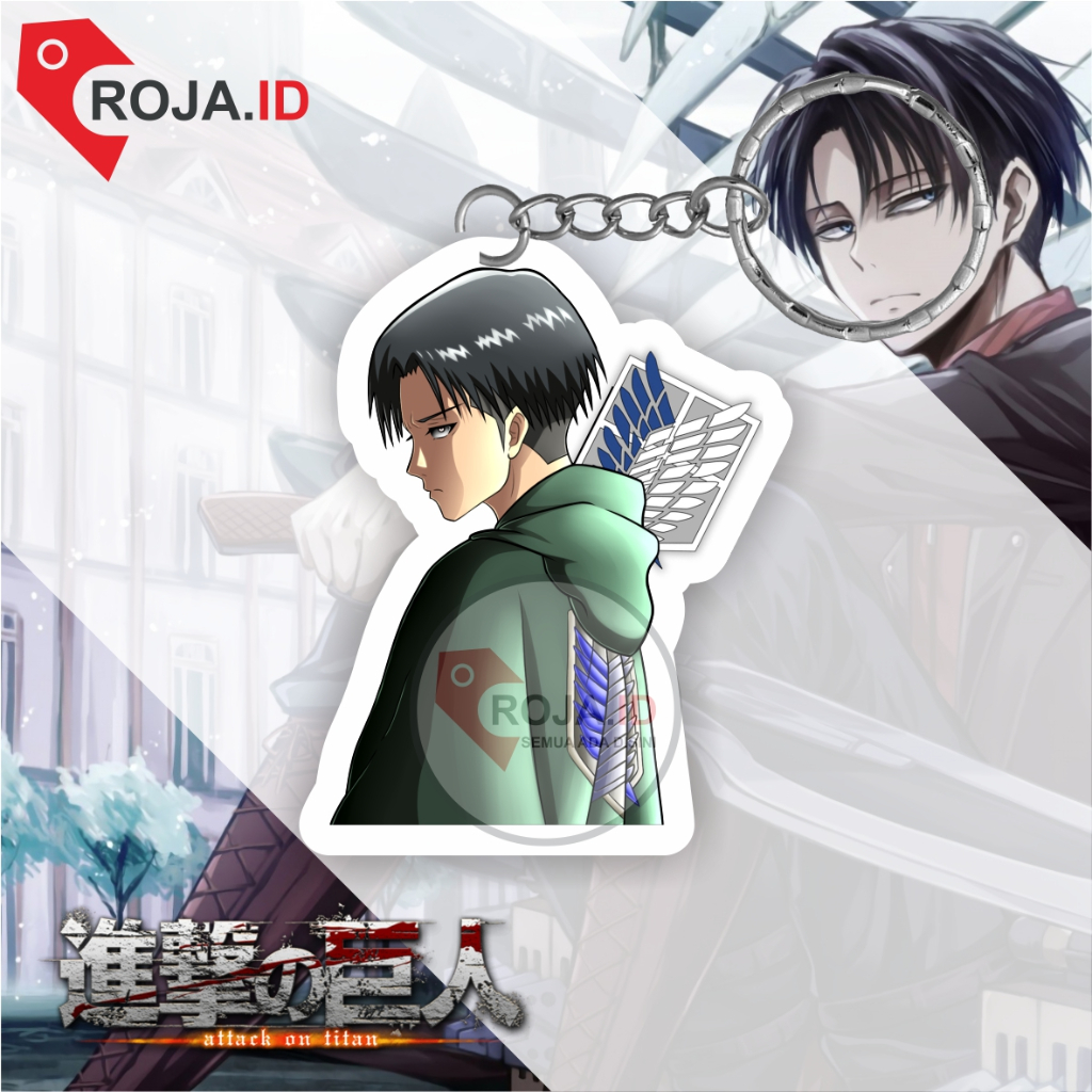 Jual Gantungan Kunci Shingeki No Kyojin Levi Ackerman - Gantungan Kunci Attack On Titan ...