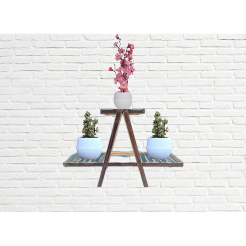 Jual Rak hiasan dari bambu bisa untuk dinding dan meja tamu. | Shopee ...