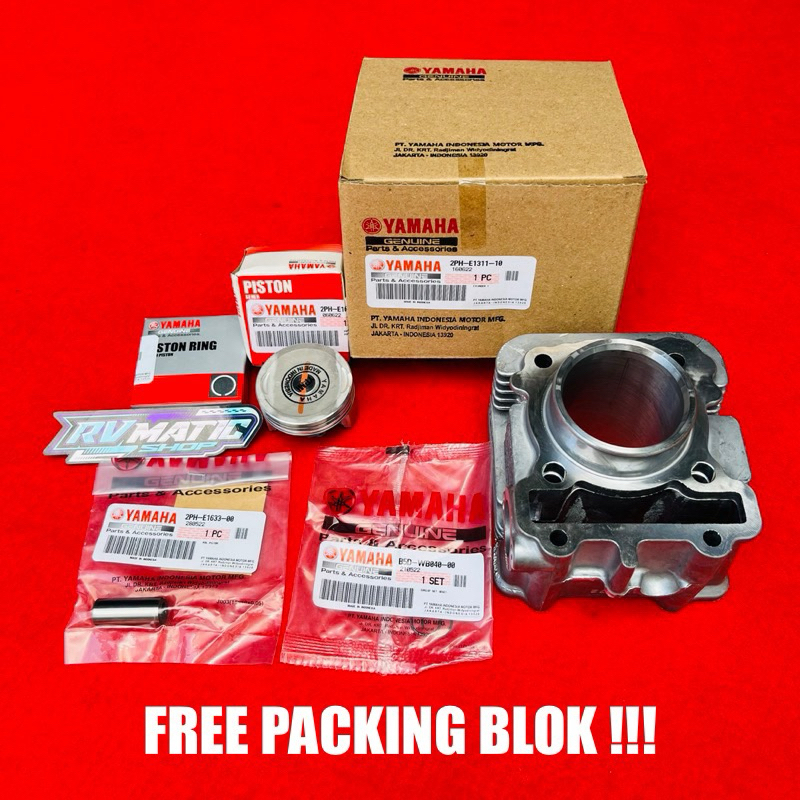 Jual BLOK + 1SET PISTON BLOK SEHER MIO M3 MIO S MIO Z GEAR 125 FREEGO FINO 125 XRIDE 125 SOUL GT ...